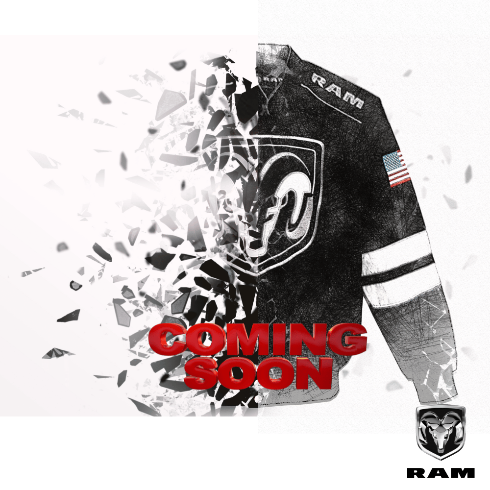 RAM Jacket with big embroidered icon - Officially licensed US-Car ...