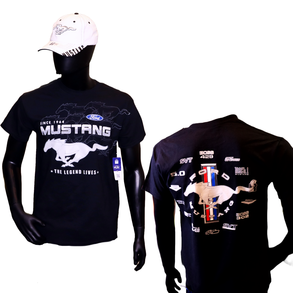 Mustang T-Shirt "Collage" - Shop für US-Car, Muscle-Car, Pony-Car ...